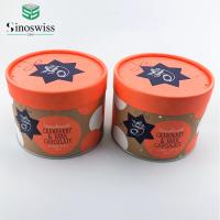 China Luxury Circular Paper Tube Gift Box Food Grade Kraft Paper Tube Candy Containers for sale