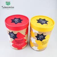 China Custom Height Round Cardboard Tube Gift Box Candy Chocolate Paper Box Packaging for sale