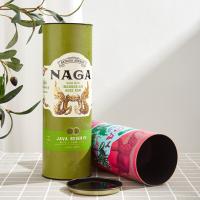 China Custom Label Size Cardboard Cylinder Gift Boxes Paper Tube Packaging For Wine for sale