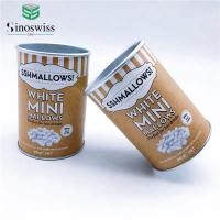 China Moisture Proof Paper Food Cans Packaging Craft Paper Containers For Candy OEM Size for sale