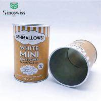China Moisture Proof Paper Food Cans Packaging Craft Paper Containers For Candy OEM Size for sale