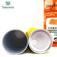 China Customized Sizes Freeze Dried Food Paper Cans Pet Food Paper Cylinder Container for sale