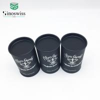 China Custom Sizing Paper Tube Tea Packaging Container cylinder box With Tinplate Cover for sale