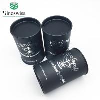 China Custom Sizing Paper Tube Tea Packaging Container cylinder box With Tinplate Cover for sale