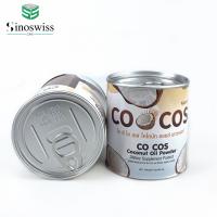 China Freshness Locking Paper Cans Packaging Abrasion Proof For Coconut Powder for sale