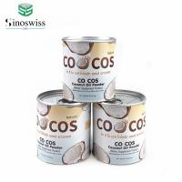 China Freshness Locking Paper Cans Packaging Abrasion Proof For Coconut Powder for sale