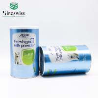 China Eco Recyclable Paper Cans Packaging For Pet Milk Powder Nutrition Package for sale