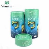 China Private Label Tea Paper Cans Fully Customizable Paperboard Cylinder Packaging for sale