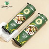 China Food Grade Sushi Container Push Up Sushi Paper Tube Packaging with Compartment for sale