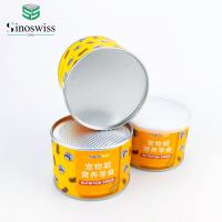 China OEM Printing Aluminum Foil Composite Cans Cylinder Kraft Tube Packaging For Pet Food for sale