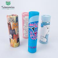China Private Label Paper Tube Cosmetic Packaging Empty Lip Blam Tube Custom Sizes for sale