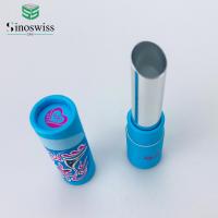 China Empty Twist Up Lip Balm Lipstick Paper Tubes Packaging Custom Printing Eco Friendly for sale