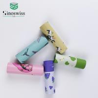 China Cylindrical Cosmetic Paper Tubes Empty Twist Up Body Care Printed Lipstick Containers for sale