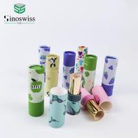 China Private Label Paper Tube Cosmetic Packaging Empty Lip Blam Tube Custom Sizes for sale