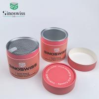 China Custom Size height Cylindrical Paperboard Cans , Paper Cylinder Container For Nuts for sale