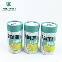 China Food Grade Supplement Packaging Paper Cylinder Container For Nutrition Health Products for sale