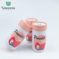 China Food Grade Supplement Packaging Paper Cylinder Container For Nutrition Health Products for sale