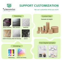 China Custom Craft Paper Tube Easy Peel Lid Stamping Airtight Recyclable Food Snack Potato Chips Chocolate Cookie Sugar Packaging for sale