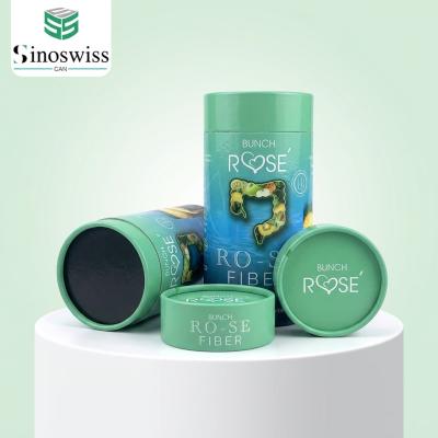 China OEM Biodegradable Kraft Paper Tube with UV Coating Custom Size Recyclable & Reusable for Loose Tea and Snack Packaging for sale