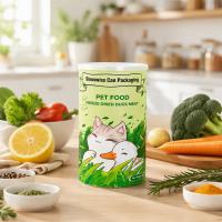 China Eco Friendly Pet Food Paper Tube Can Custom Printed Kraft Round Cardboard Container Dog Cat Treat Cylinder Packaging for sale