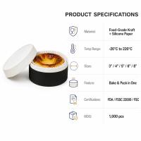 China Customized Luxury Cylinder Packaging Dessert Cookie Tube Box Biodegradable Food Grade Cheesecake Box Custom Printed Bulk for sale