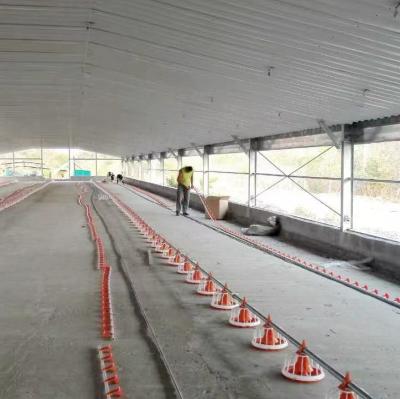 China Poultry Farming Floor System with Feeders and Drinkers for Broilers - 19×15mm & 25.4×19mm Mesh Options for sale