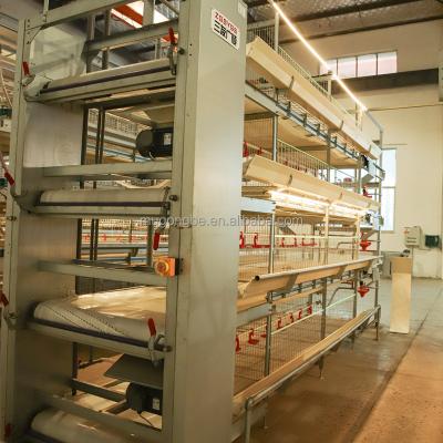 China H-Type 3/4/5 Tier Battery Duck Cage System with 19×15mm & 25.4×19mm Mesh for Egg Layer Farms for sale