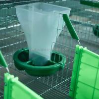 China Modern European Style Double Layer Rabbit Cage - 19x15mm & 25.4x19mm Mesh Sizes for Commercial Breeding for sale