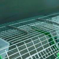 China Modern European Style Double Layer Rabbit Cage - 19x15mm & 25.4x19mm Mesh Sizes for Commercial Breeding for sale