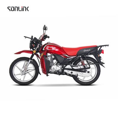 China Sonlink Manufacturer Supplier Gasoline Power Passenger Motorbike Taxi Motos 125CC Motorcycles Okadas For Nigeria for sale