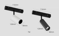 China Wholesale Price Home Office Spotlight Magnetic Aluminum Ceiling 6w 12w 18W 30w COB 48v LED Track Lighting spot for sale