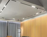 China Hot Selling 48V Led Magnetic Track Light Grille Lights Smart Dimming Home Light for Living Room for sale