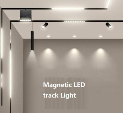 China Hot Selling 48V Led Magnetic Track Light Grille Lights track lighting ul etl certified for sale