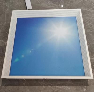 China Skylight blue sky clouds recessed 450x450mm decorative led ceiling panel light,decorative plate led panel for sale