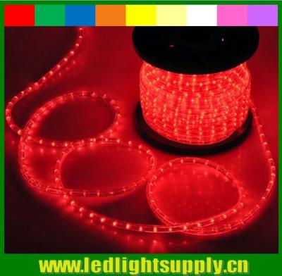 China 2 wire red led ultra thin neon flex rope Christmas lighting for sale