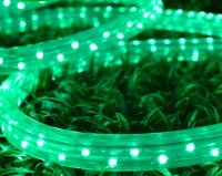 China 220v DIP 3 wires 11x17mm flat led rope lights with translucent PVC for sale