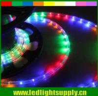 China 220v DIP 3 wires 11x17mm flat led rope lights with translucent PVC for sale