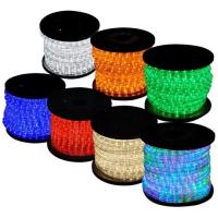 China 220v DIP 3 wires 11x17mm flat led rope lights with translucent PVC for sale