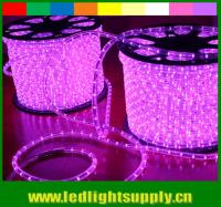 China ultra thin 10mm 2 wire pink led outdoor christmas rope lights for sale