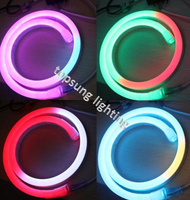 China 14*26mm size led digital neon flex light with low voltage 24v lights for sale