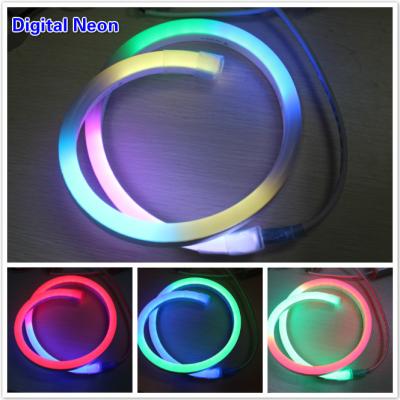 China 14*26mm clear lights festival led lighting digital neon light with low volt for sale
