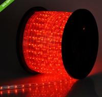 China christmas decorations outdoor 2 wire red led rope flex lights for sale