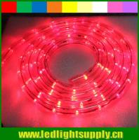 China ultra thin 2 wire flexible arm red led light rope christmas lights for sale