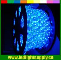 China 2 wire rope light spools blue ultra thin led christmas lights for sale