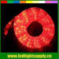 China ultra thin 2 wire flexible arm red led light rope christmas lights for sale