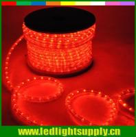 China 2 wire flexible arm red led light ultra thin neon flex rope lights for sale