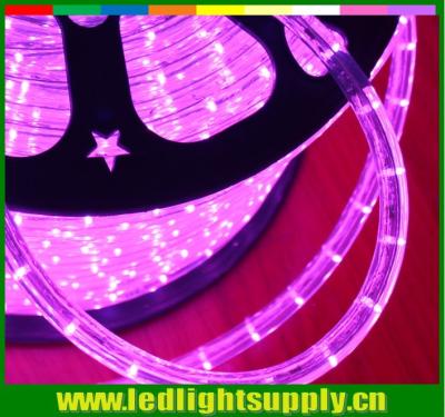 China ultra thin christmas decoration 2 wire pink 24v 12v led rope light for sale