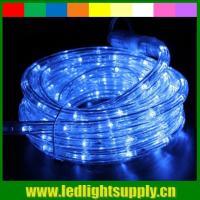 China party decoration 12/24V round 2 wire rope led flex rope lights for sale