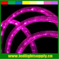 China 12/24V pink outdoor decoration light 2 wire led rope lights strip for sale