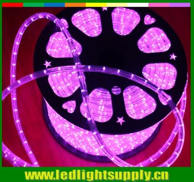 China christmas decorations 2 wire led pink color roep flex lights for sale